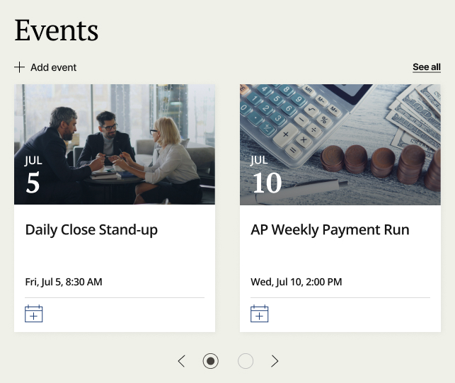 Accounting Team Site SharePoint Example | LookBook 365